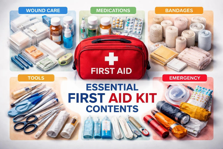Common First Aid Kit Items: Essential Supplies Guide | Medical Gear ...