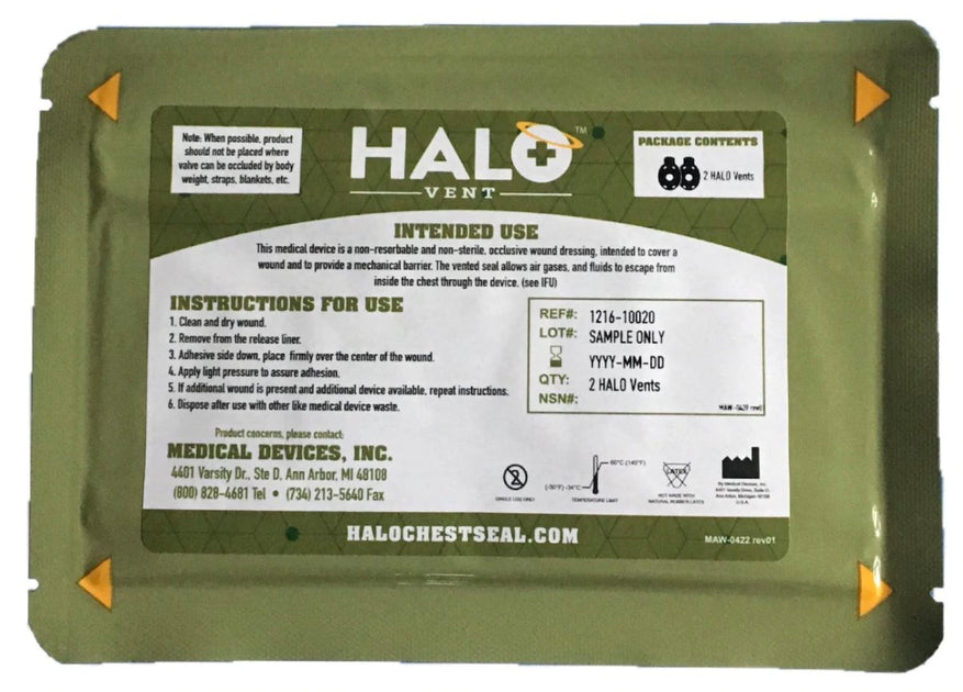 Chest Seals for Gunshot & Trauma | Vented & Non-Vented Options ...